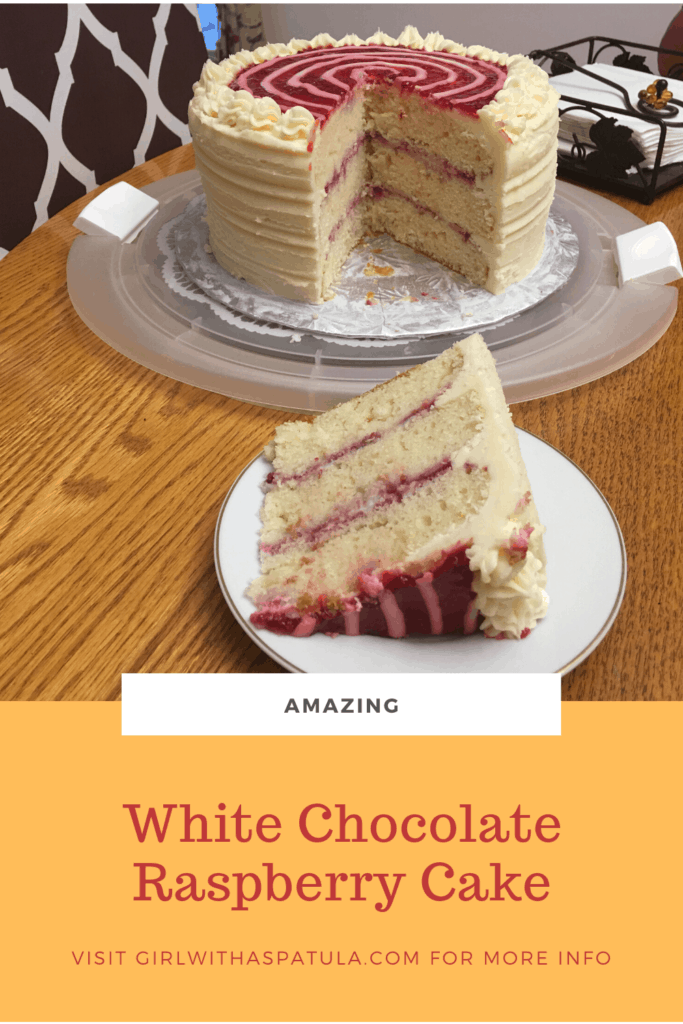 Amazing White Chocolate Raspberry Cake