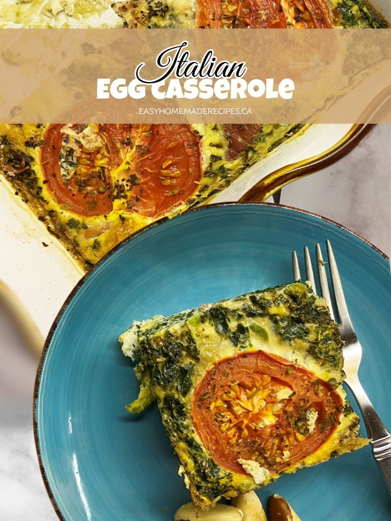 Baked Italian Egg Casserole