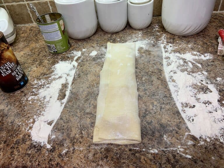 Easy Apple Strudel using Puff Pastry