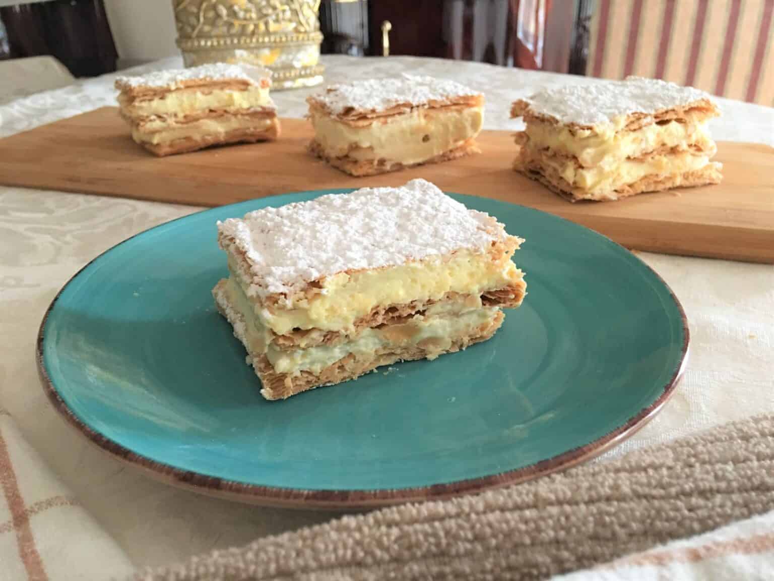 Homemade Mille Feuille using Puff Pastry | Easy!