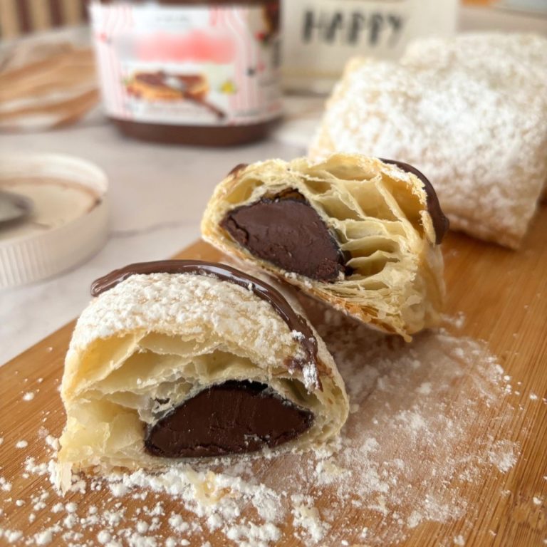 Nutella Puff Pastry Turnovers