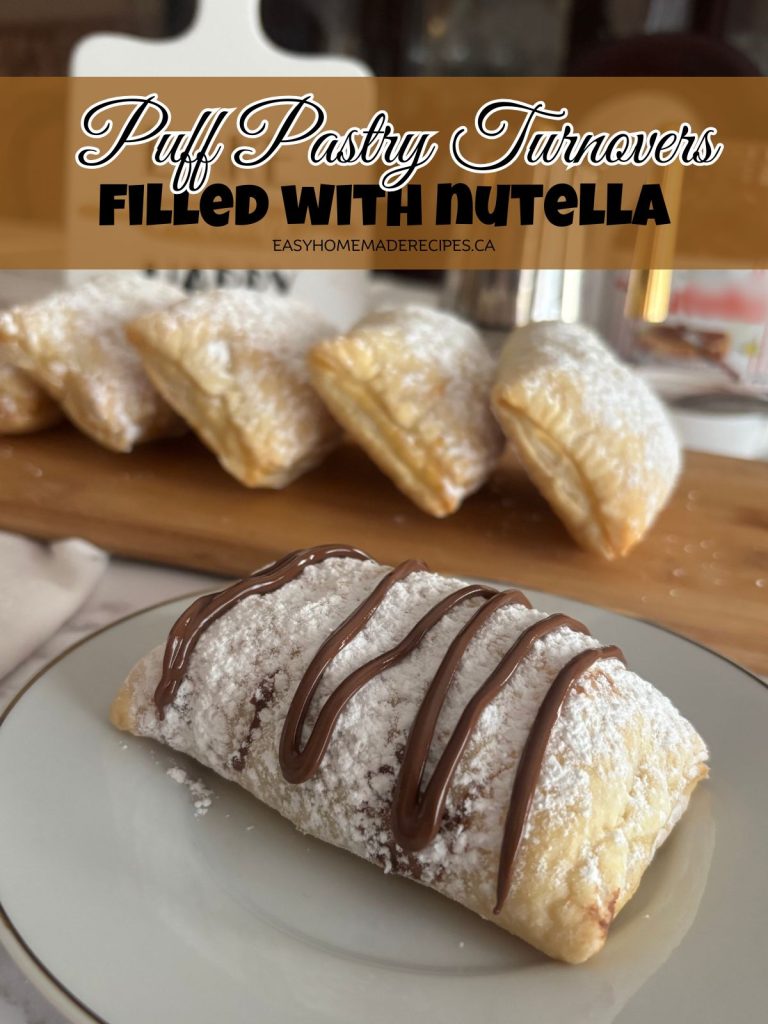 Nutella Puff Pastry Turnovers