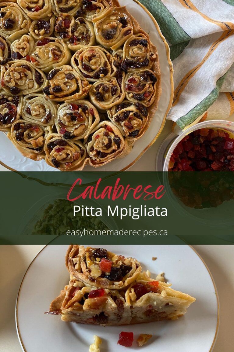 Calabrese Pitta Mpigliata, a Christmas Dessert