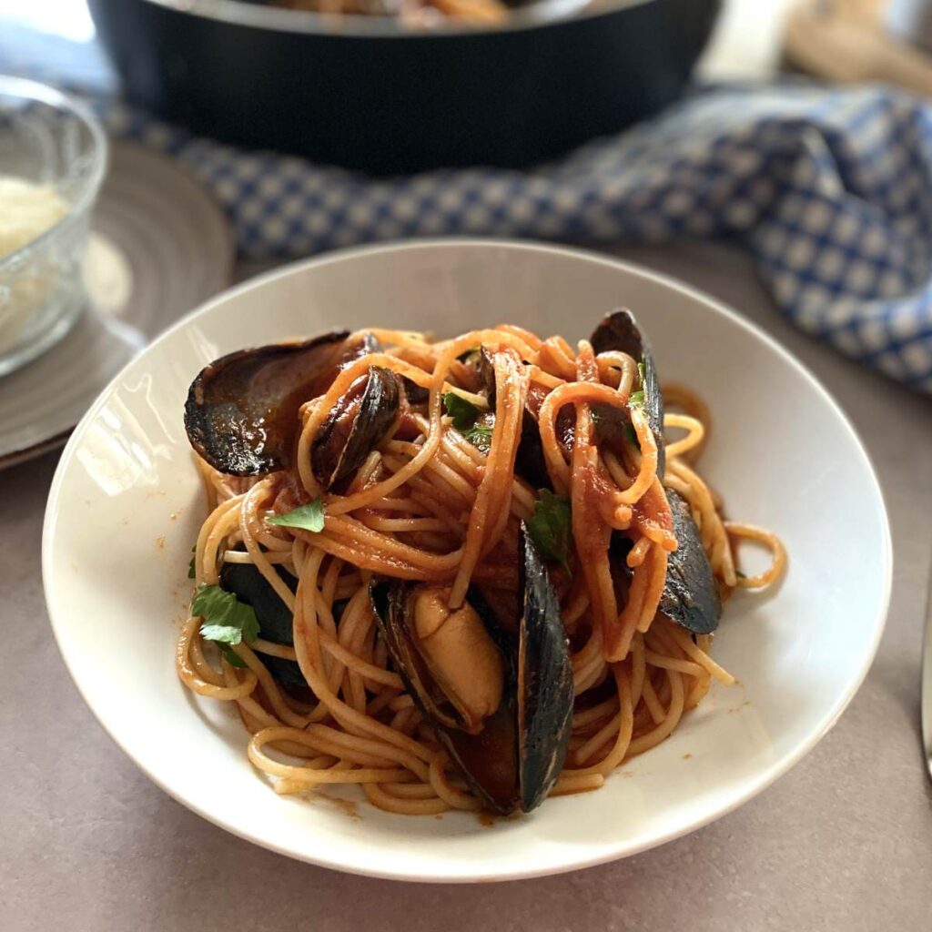 Spaghetti with Mussels (Spaghetti con le Cozze)