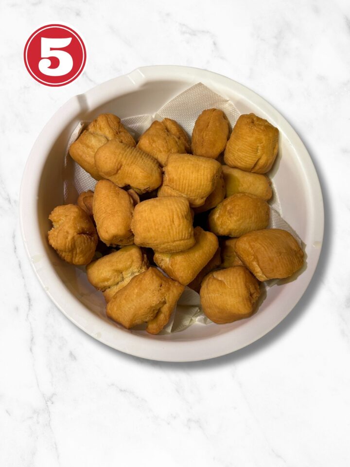 Calabrese Turdilli with Honey an Italian Christmas Dessert