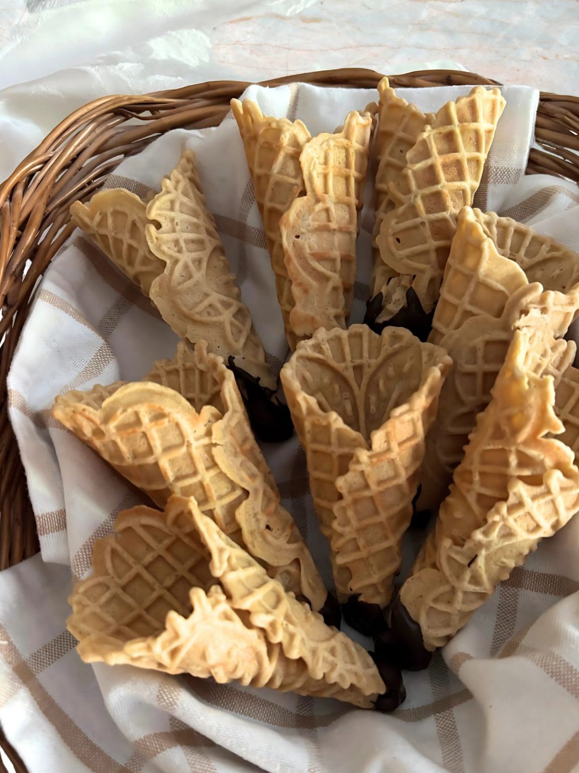 Easy to Make Ice Cream Pizzelle Waffle Cones Recipe