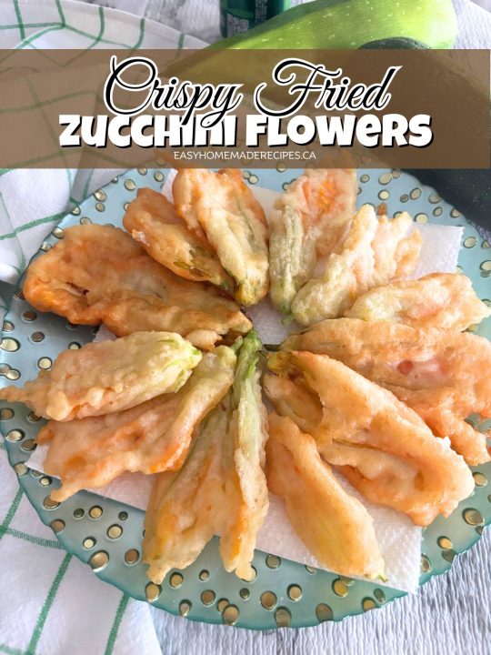 Crispy Fried Zucchini Flowers - Classic Italian Summer Recipe