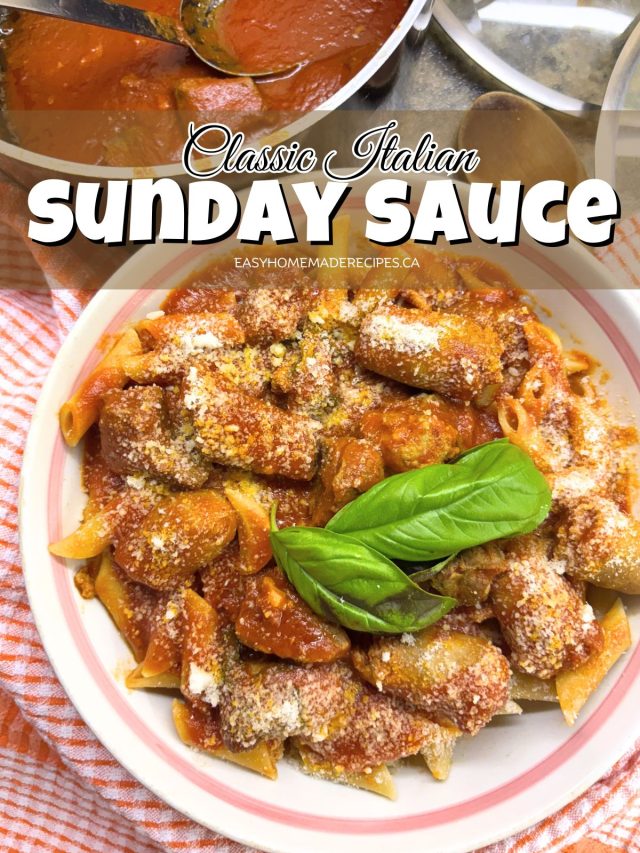 Classic Sunday Sauce Recipe from Nonna's Kitchen