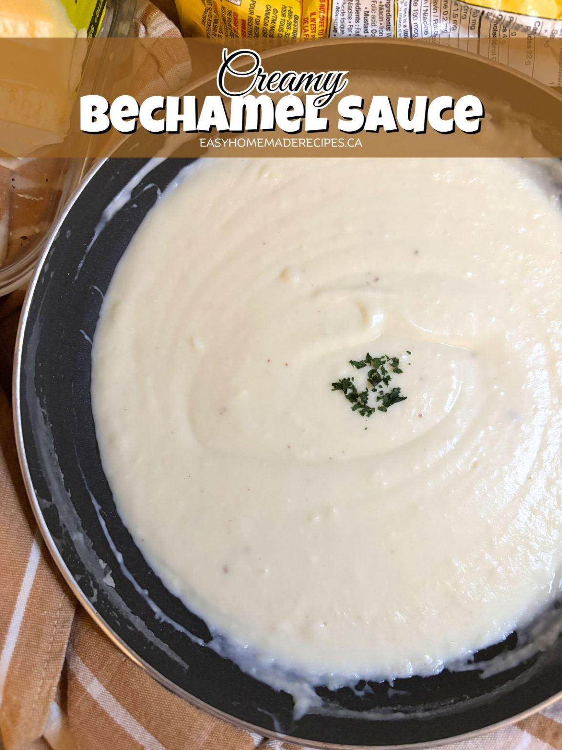 Classic Béchamel Sauce (Easy Italian White Sauce)